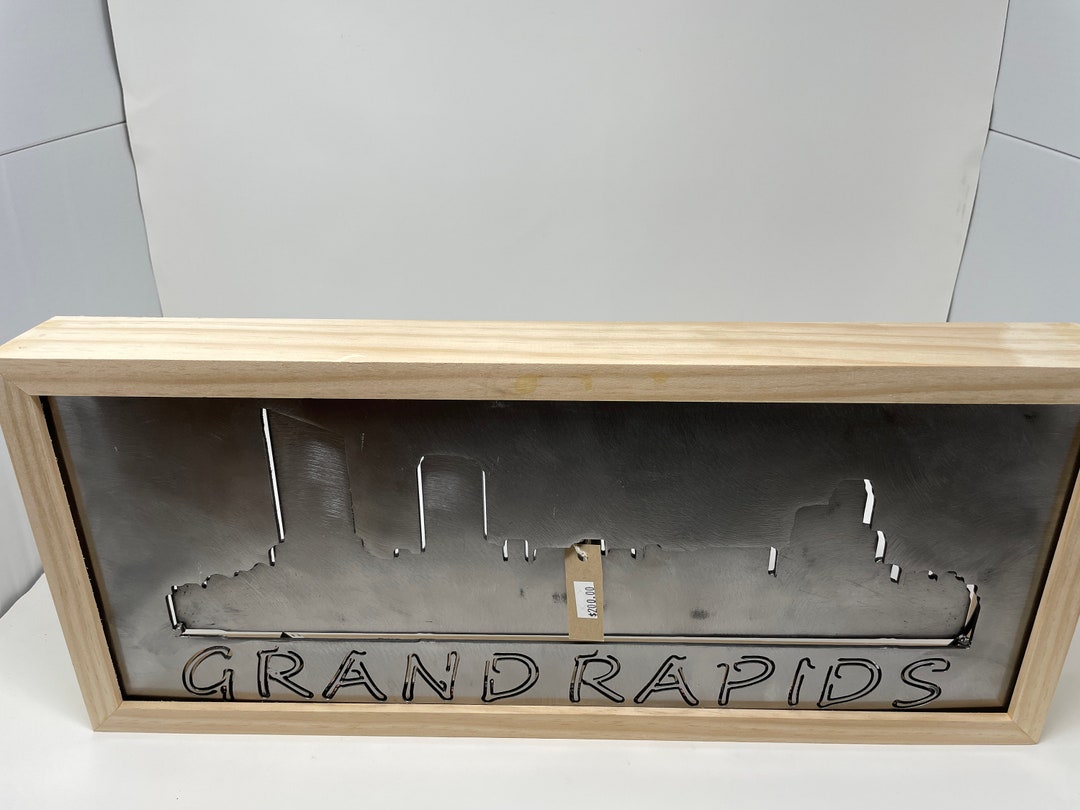 Grand Rapids Michigan City Skyline Sign - Etsy