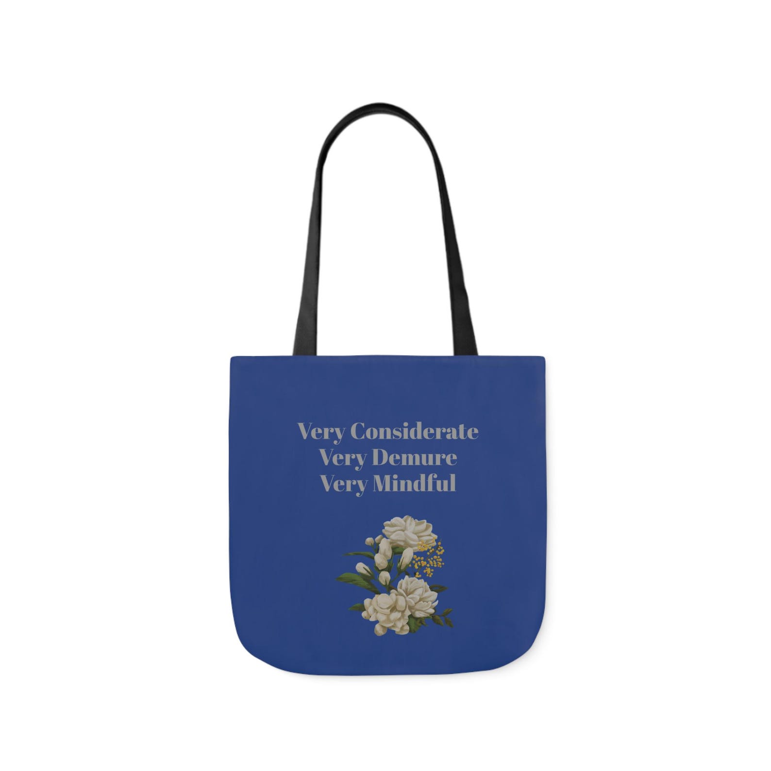 Mindful/demure /canvas Tote Bag/available in 3 Sizes - Etsy