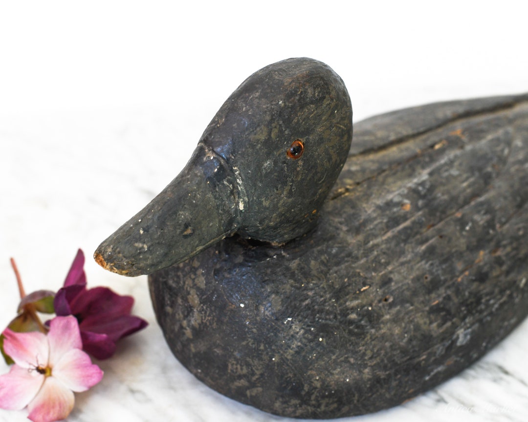 Vintage Wooden Duck Decoy - Etsy