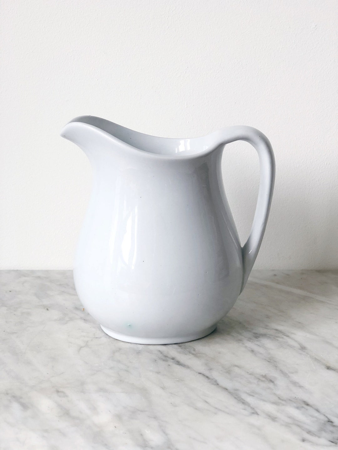 Vintage Ironstone Pitcher - Etsy