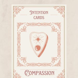 Tarot Style Affirmation Cards: Printable Intention Card Deck (PDF) - Etsy
