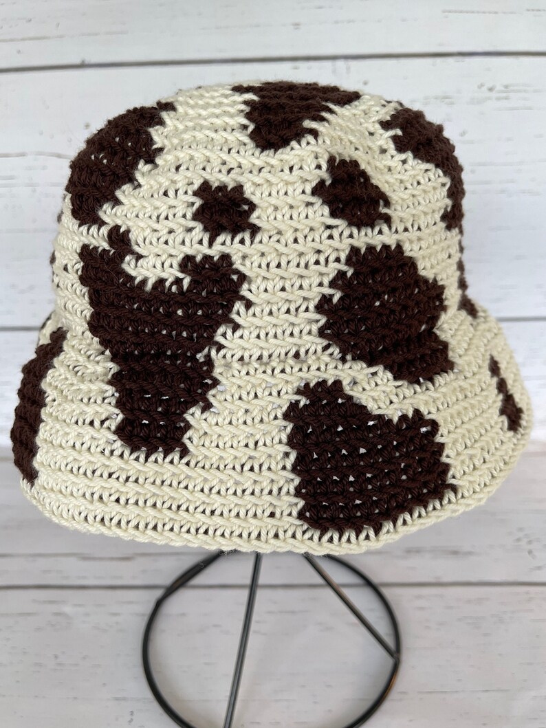 Cow Print Bucket Hat/ Animal Print Hat/summer Hat/handmade Sun Hat/sun ...