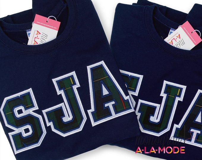 Satin Stitched College Sweatshirt | Varsity Sweatshirt | Custom ...