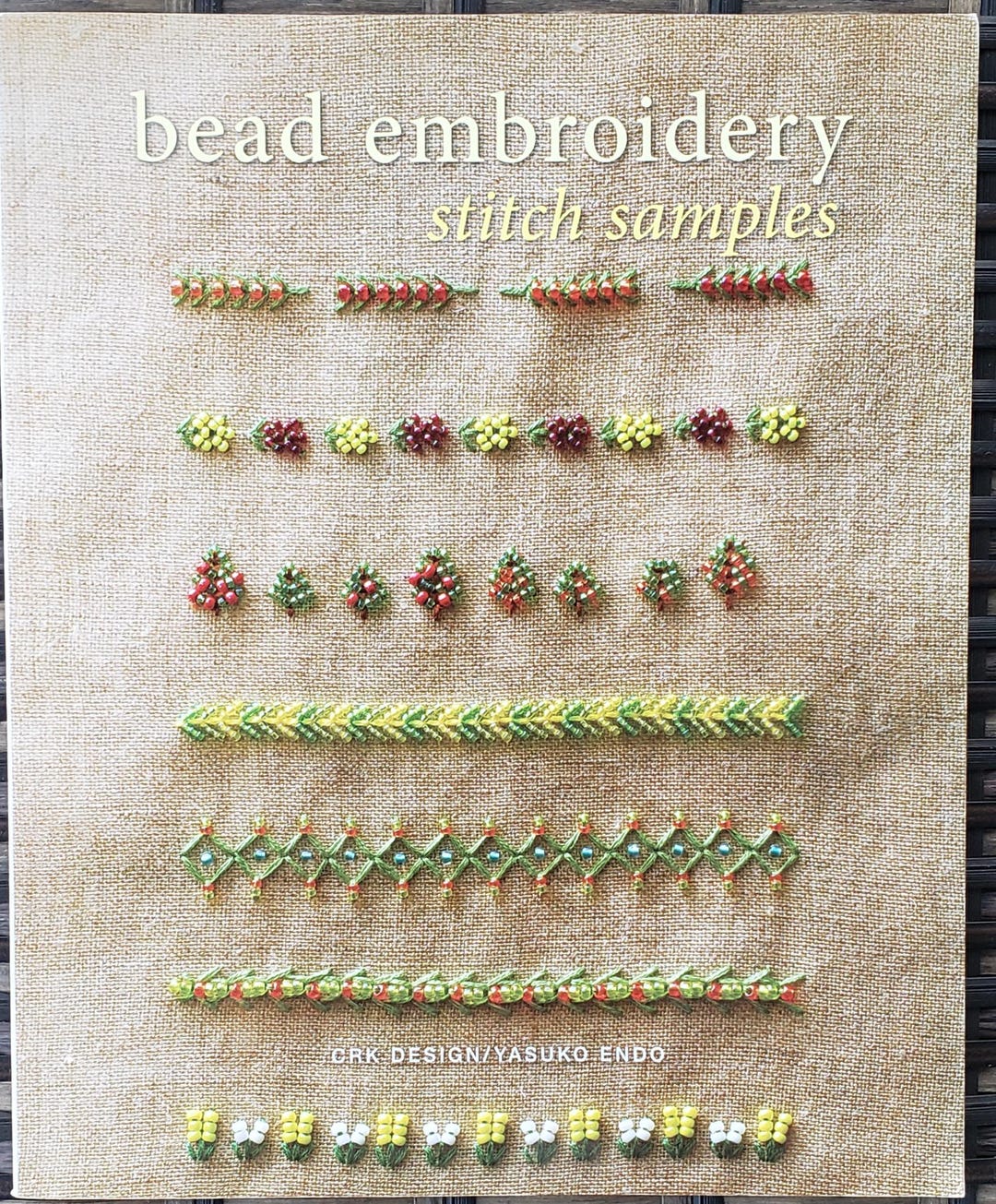 Bead Embroidery Stitch Samples by Yasuko Endo, OOP Book Stitching ...