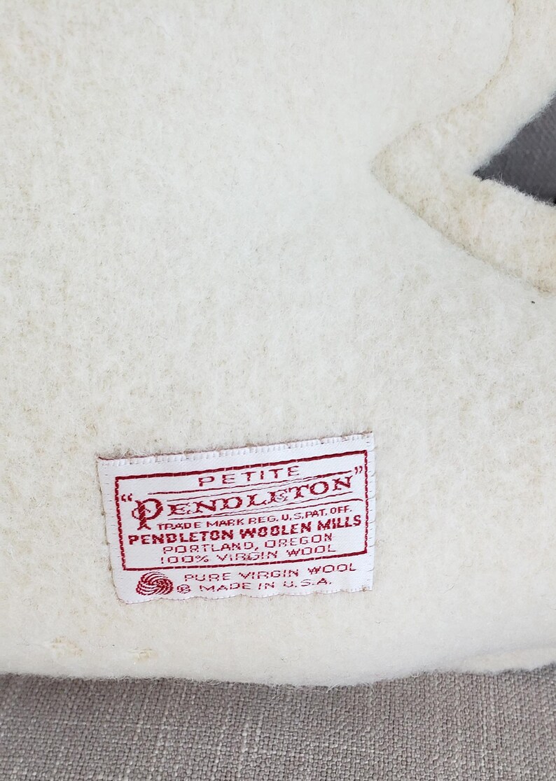 Large Christmas Tree Shaped Pillow Made From Pendleton® Eco-wise Plaid ...