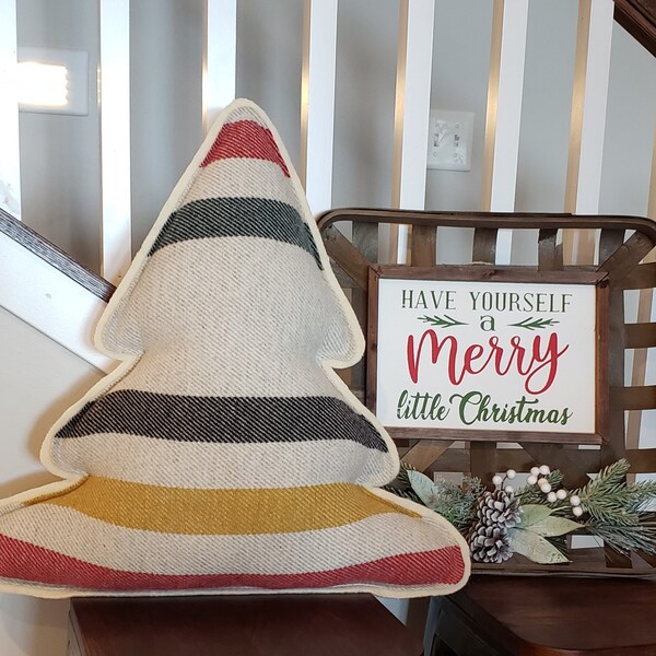 Christmas Tree Shaped Pillow - Etsy