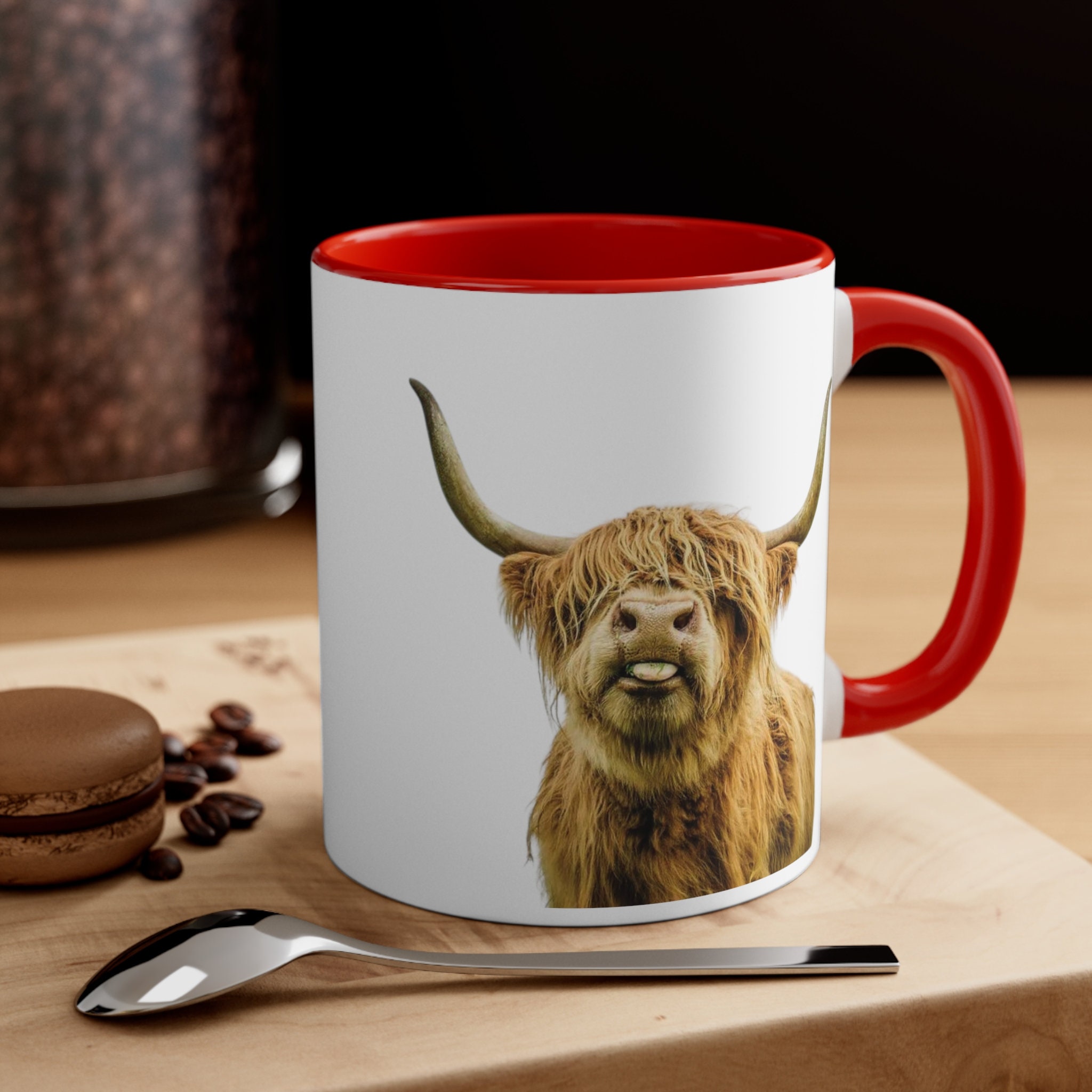 Highland Cow Coffee Mug | 11oz | Cute Highland Cow Cup | Cow Lover Gift ...