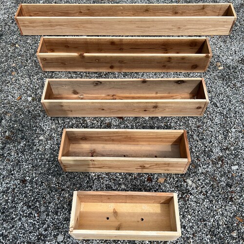 Cedar Window Box Planters | Etsy