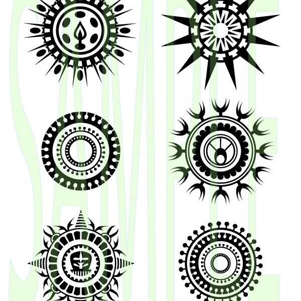 Aztec Circle Svg - Etsy