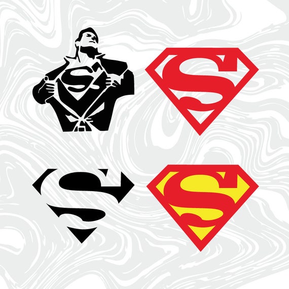 Superman SVG and DXF Files | Etsy
