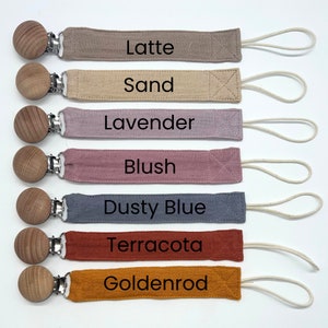 Personalized Baby Shower Gift Pacifier Clip With Name Custom Pacifier ...