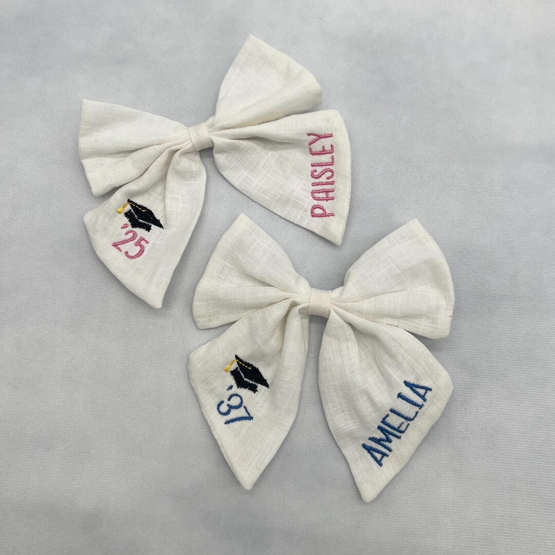 Personalized Graduation Bow - Class of 2025 - Class of 2037 ...