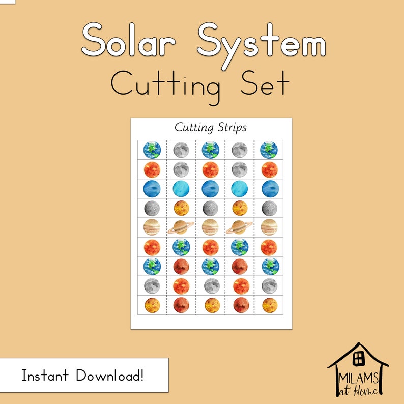 Watercolor Solar System Bundle, Montessori, Charlotte Mason, Reggio ...