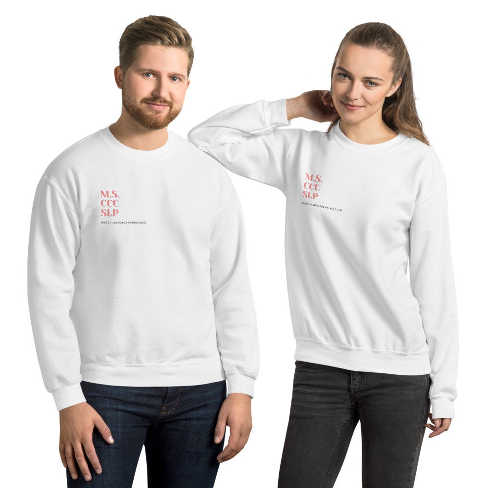 MS CCC SLP Speech Language Pathology Credentials Unisex Sweatshirt - Etsy