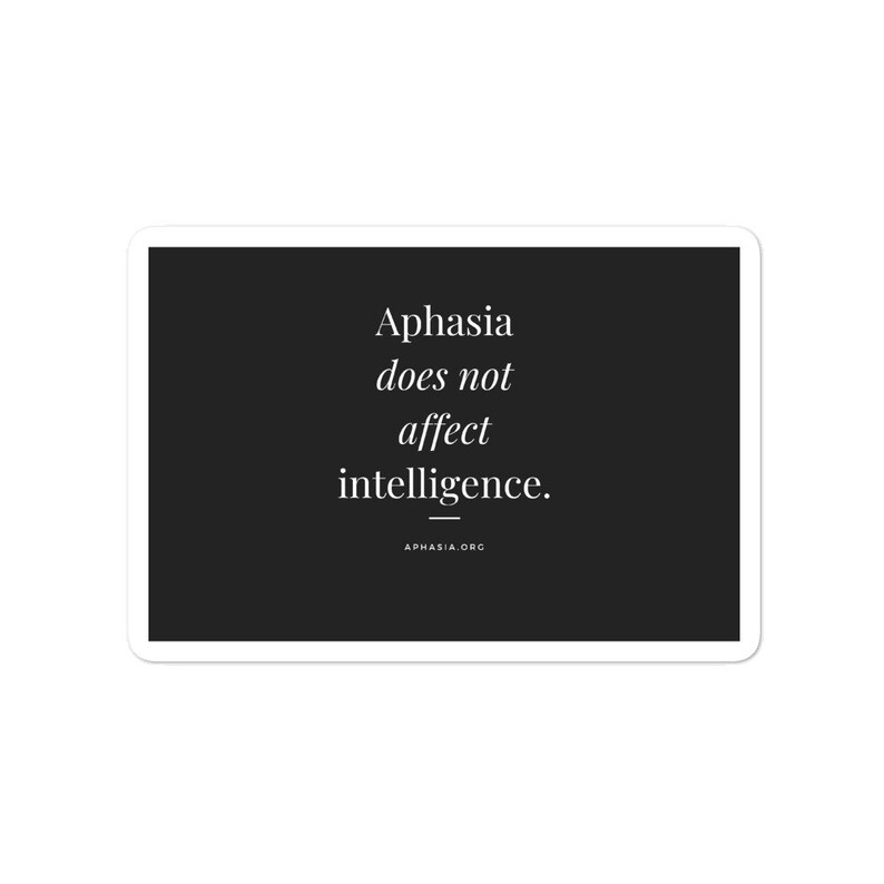 Aphasia / Stroke Speech Language Pathology Bubble-free Stickers - Etsy