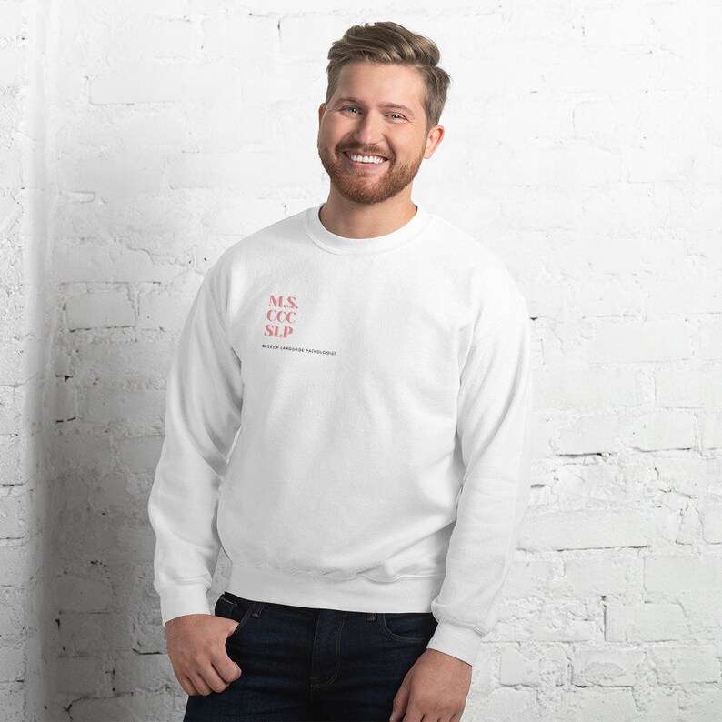 MS CCC SLP Speech Language Pathology Credentials Unisex Sweatshirt - Etsy
