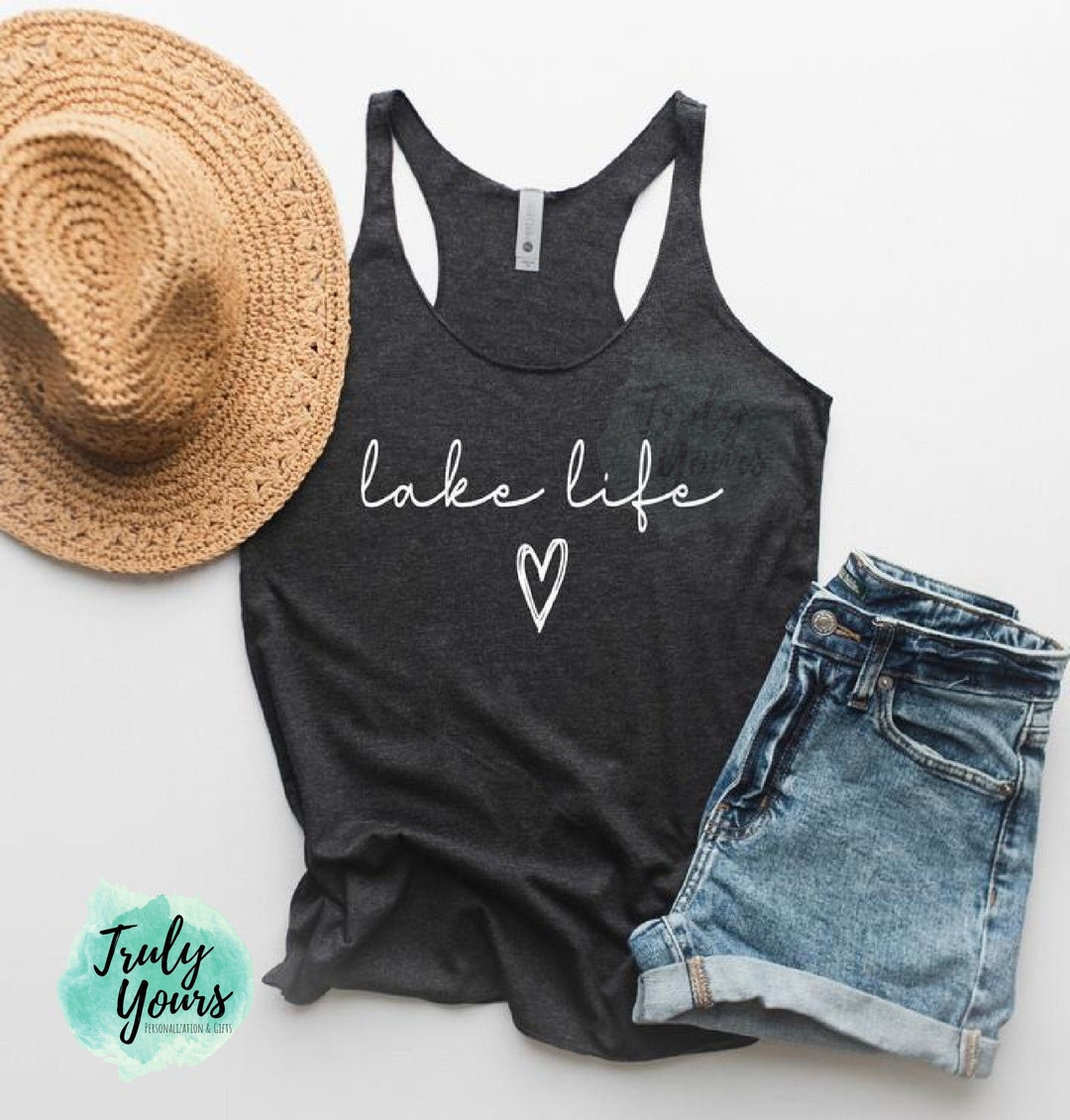 Lake Life Tank Top Lake Life Summer Tank Top - Etsy