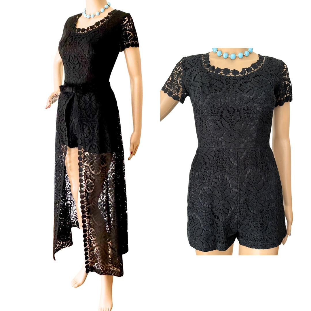 RARE Sexy Sophisticated 40s 50s Playsuit/skirt MINT Hollywood Glamour ...