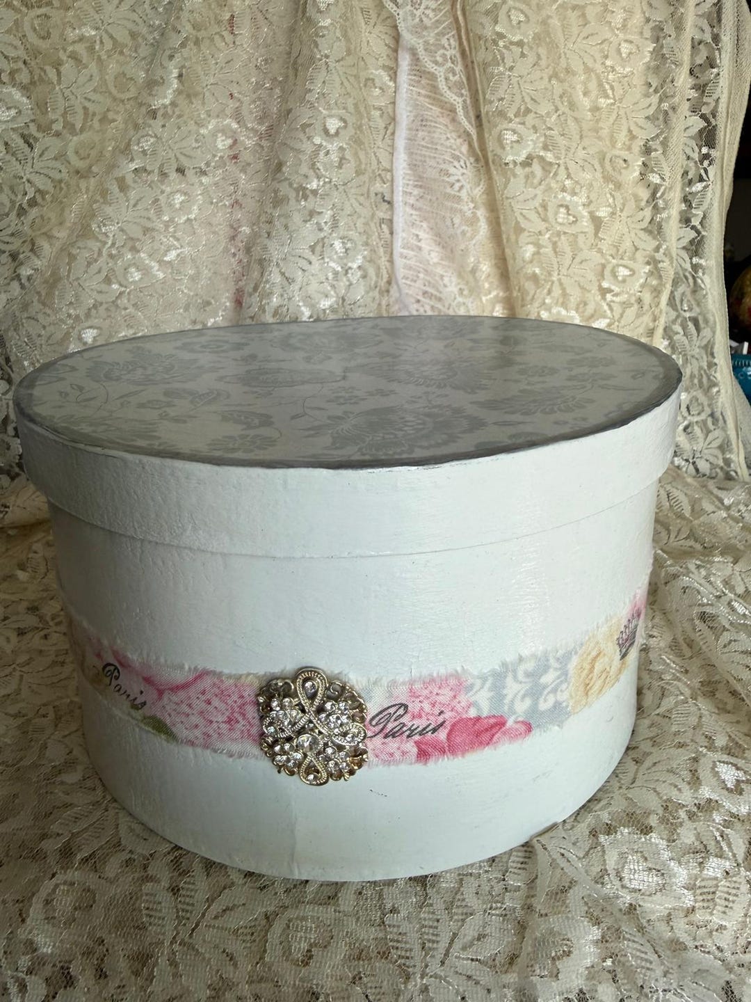 Large Classic French Paper Mâché Box - Etsy