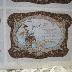 Vintage Perfume Labels on Sticker Paper (9) - Etsy