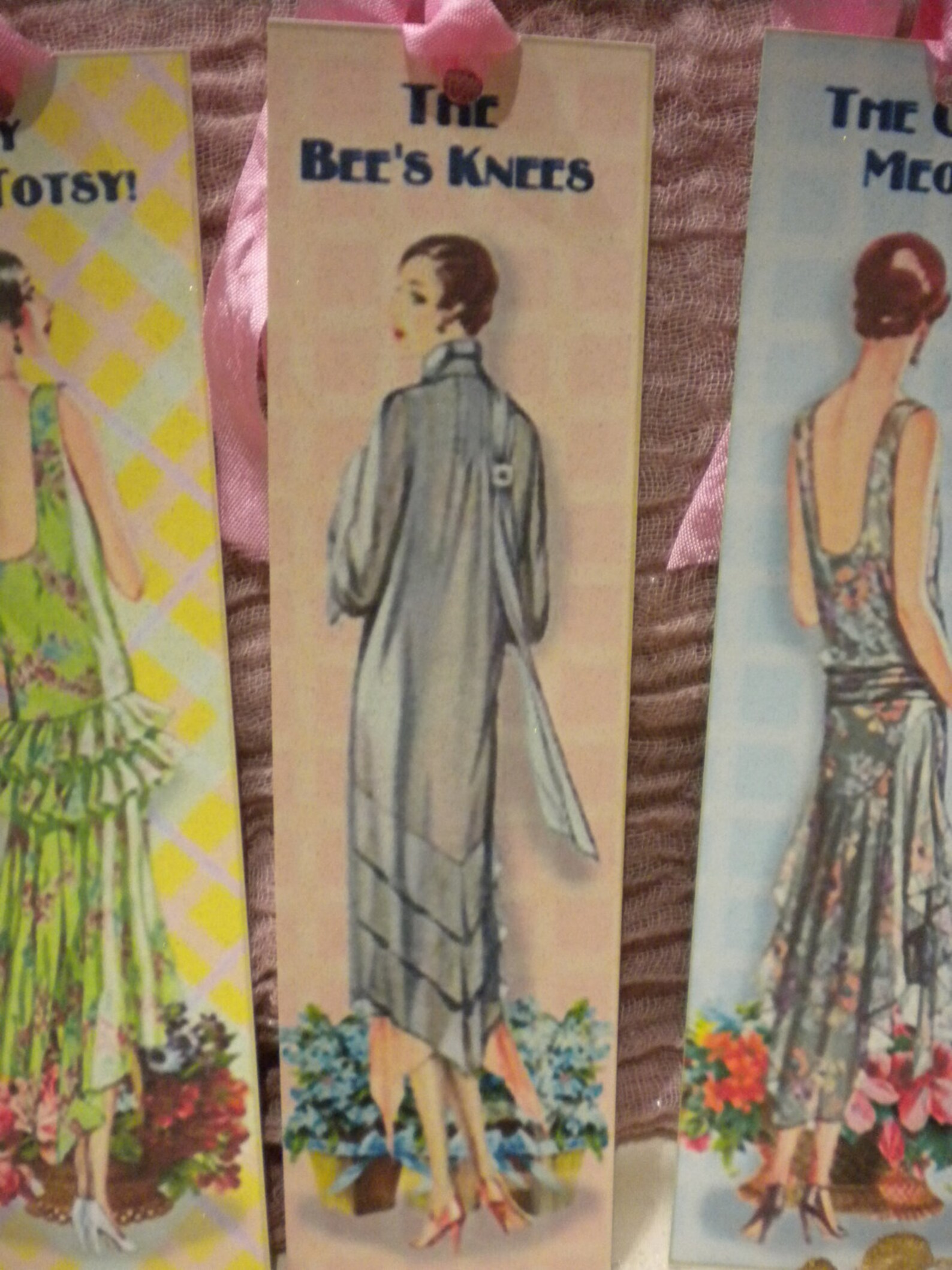 Hanging Tags / Bookmarks Flapper Girls (4) - Etsy