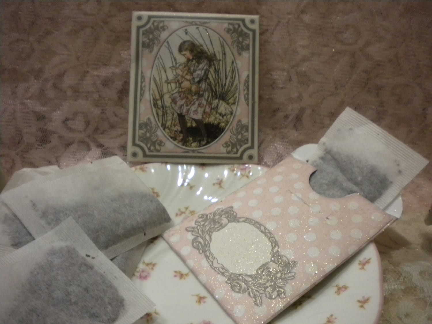Alice in Wonderland Tea Bag Envelope (6) - Etsy