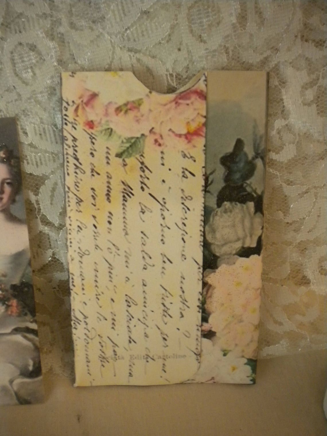 Victorian Woman Envelope With Matching Note Card (4) - Etsy