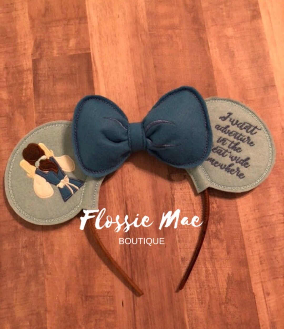 Princess Belle Reading, Custom Disney Ears, Belle Disney Ears, Beauty ...