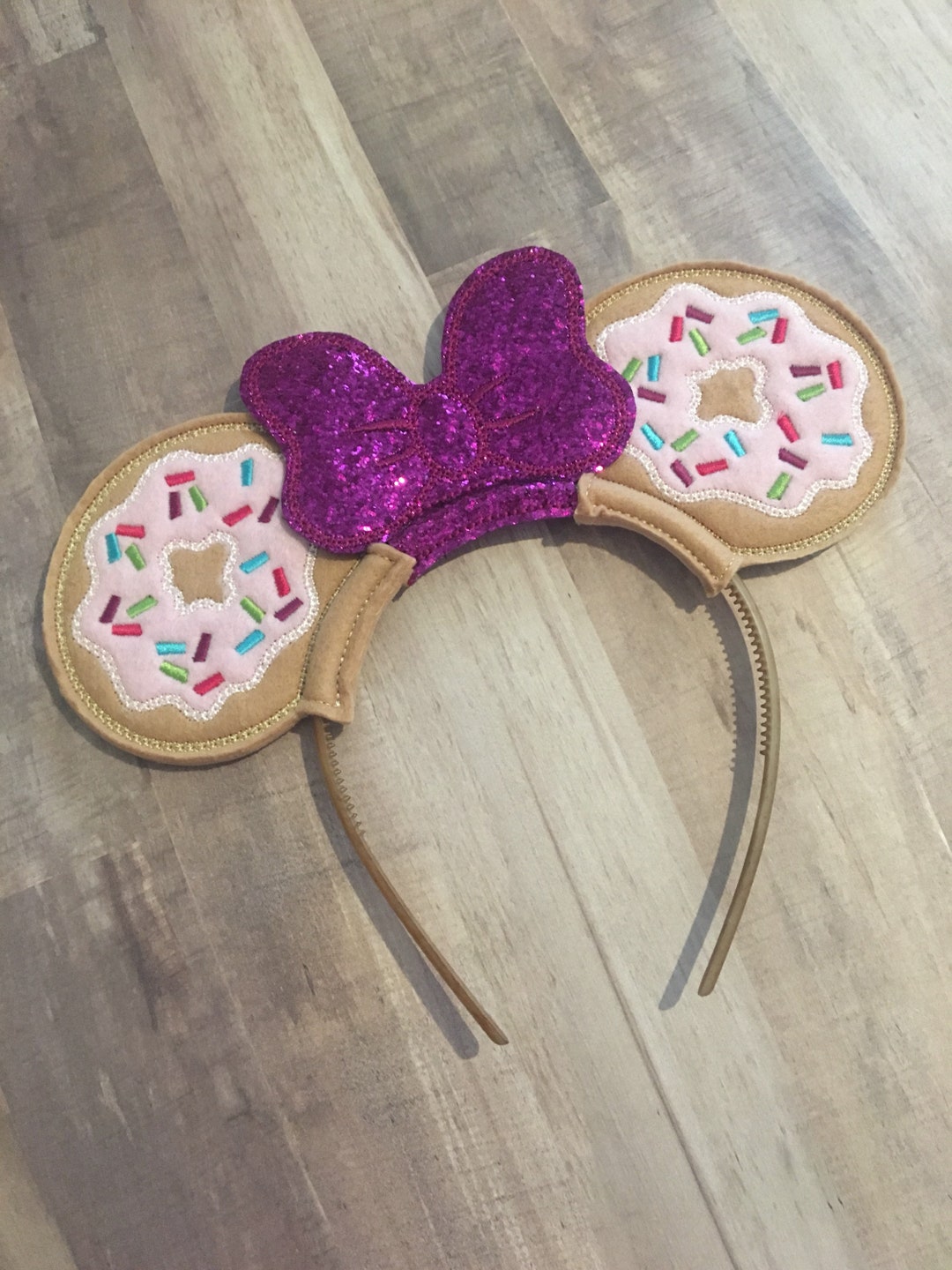 Disney Minnie Donut Ears Donut Ears Minnie Ears - Etsy