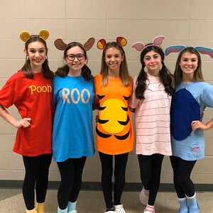 Disney Inspired Winnie the Pooh, Eeyore, Piglet, Kangaroo, Tiggee Ears ...