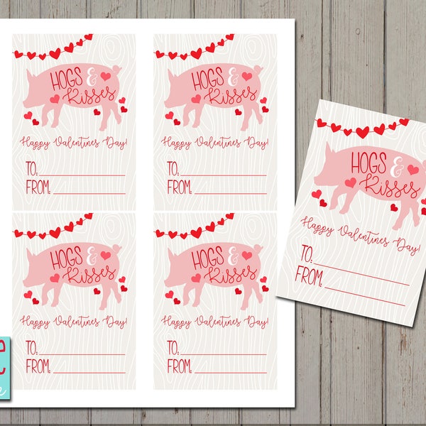 Pig Valentine - Etsy