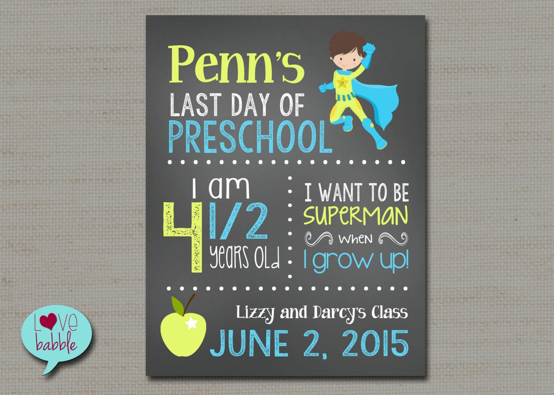First Day of School Photo Sign, Back to School, Photo Prop ...