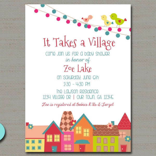 It Takes a Village - Etsy
