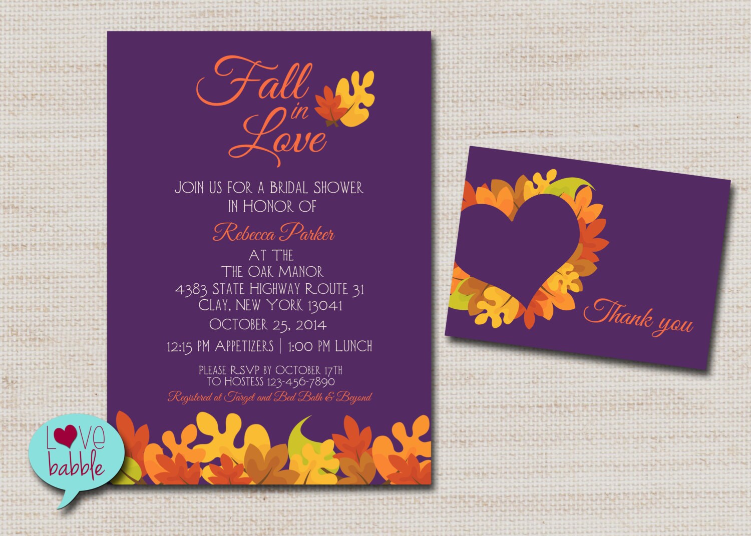 Fall Engagement Party Fall Wedding Couple's Bridal - Etsy