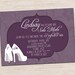 Bridal Shower Shoe Invitation - PRINTABLE DIGITAL FILE, Print Any ...