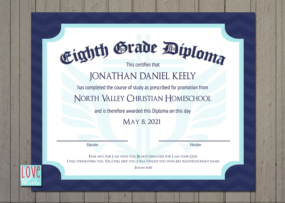 Homeschool | Middle School | High School | Graduation | Promotion ...