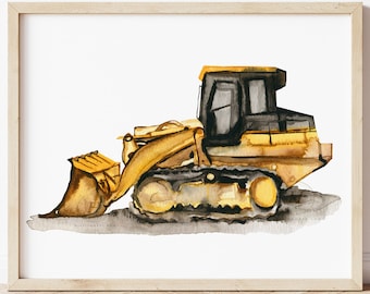 Dozer Wall Art - Etsy