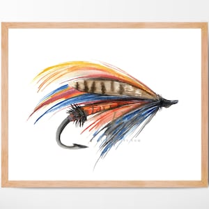 Fly Fishing Lure Painting - Etsy