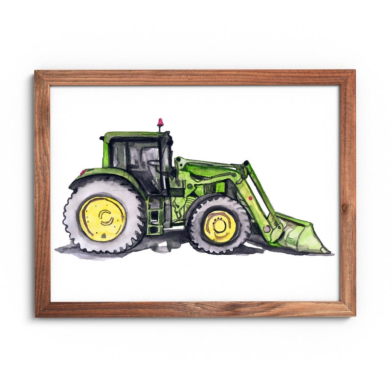Tractor Art - Etsy