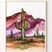 Arizona Desert Watercolor Print by Hippiehoppy - Etsy