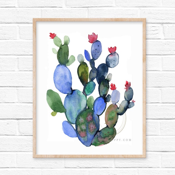 Cactus Wall Art - Etsy