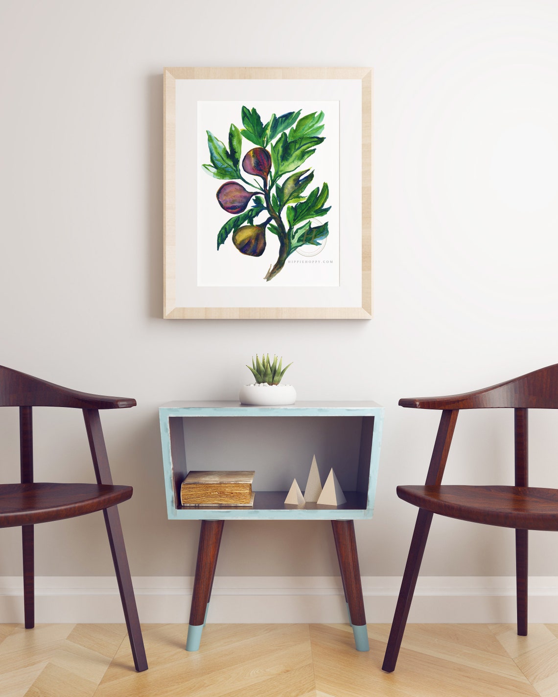 Fig Tree Watercolor Print - Etsy