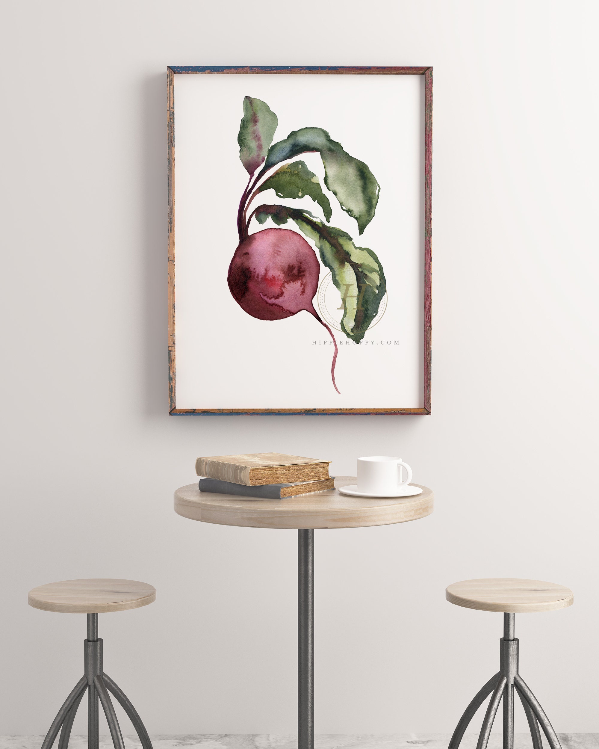 Beet Watercolor Print Vegetable Art - Etsy