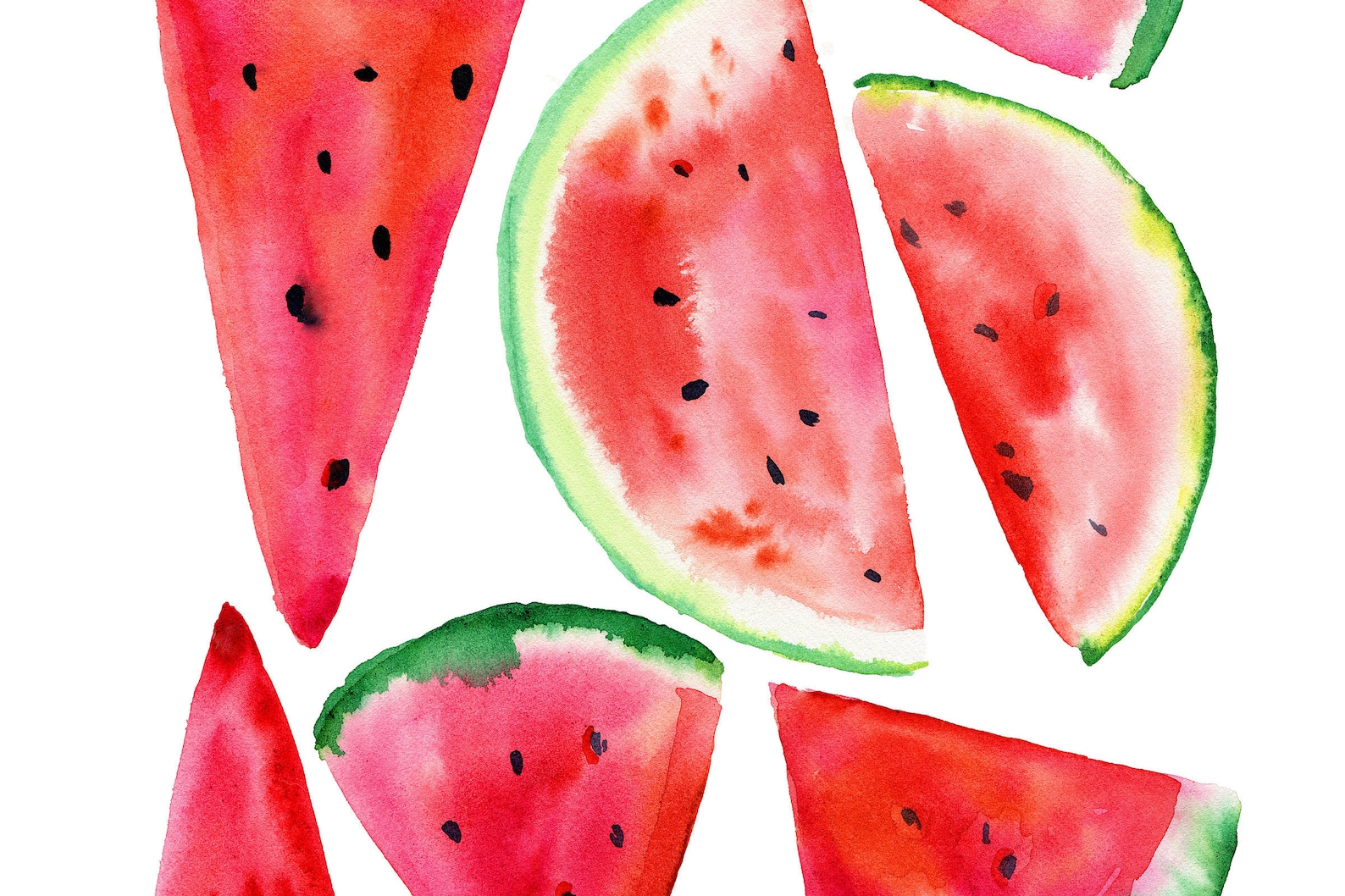 Watermelon Watercolor Print - Etsy