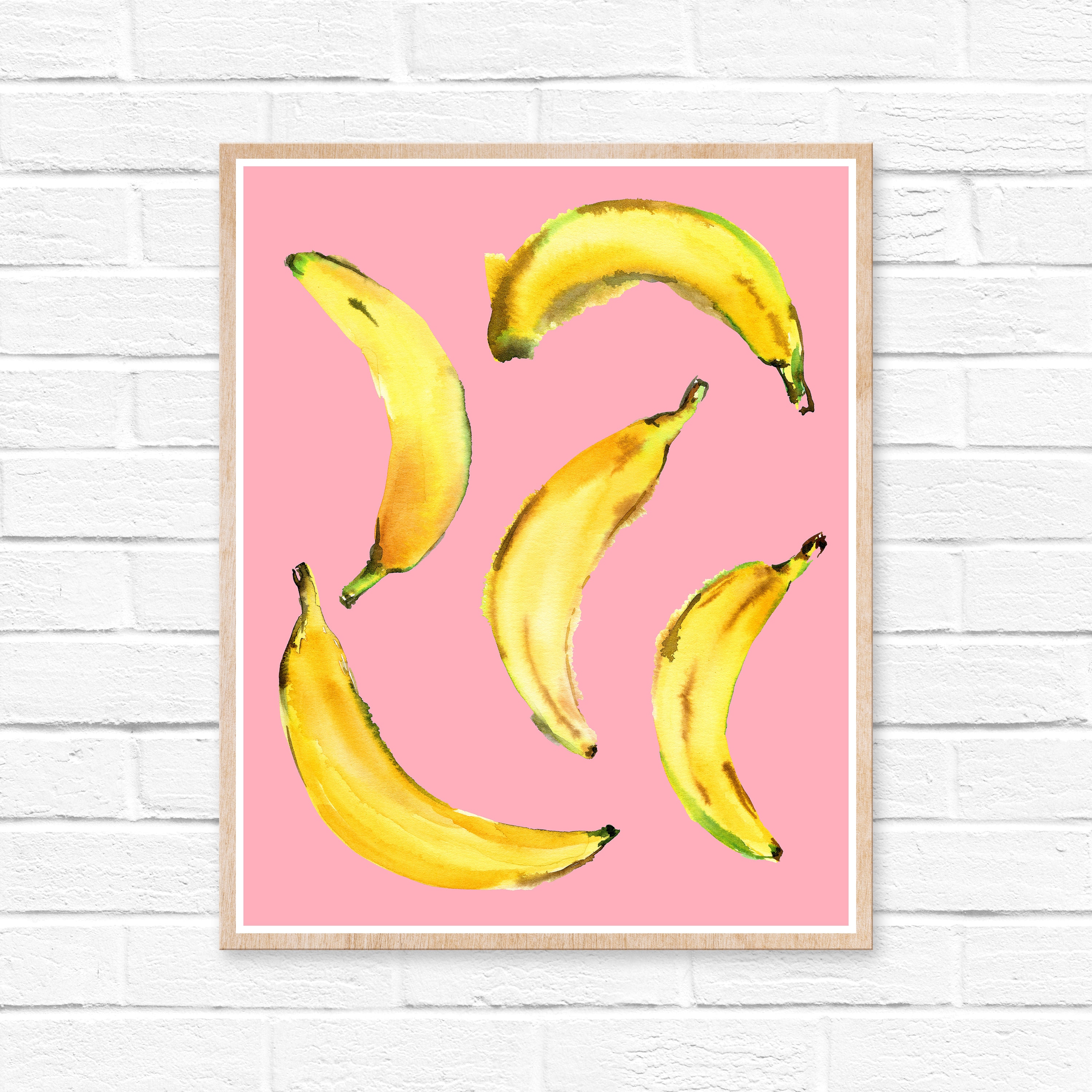 Banana Art Print - Etsy