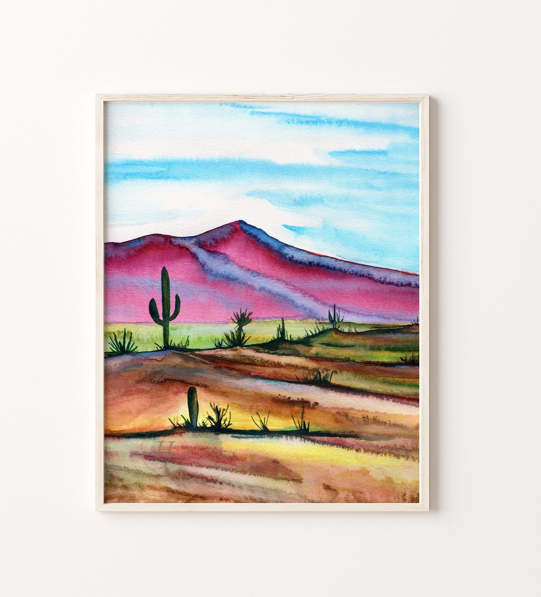 Desert Wall Art Painting - Etsy