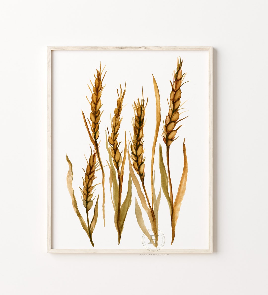 Rye Art Print Watercolor Painting - Etsy