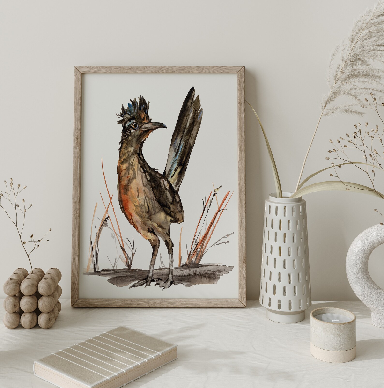 Roadrunner Bird Art Painting - Etsy