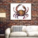 Crab Watercolor Print by Hippiehoppy - Etsy
