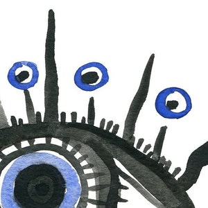 Evil Eye Greek Mati Eye Nazar Amulet Protection Good Luck Home Decor - Etsy